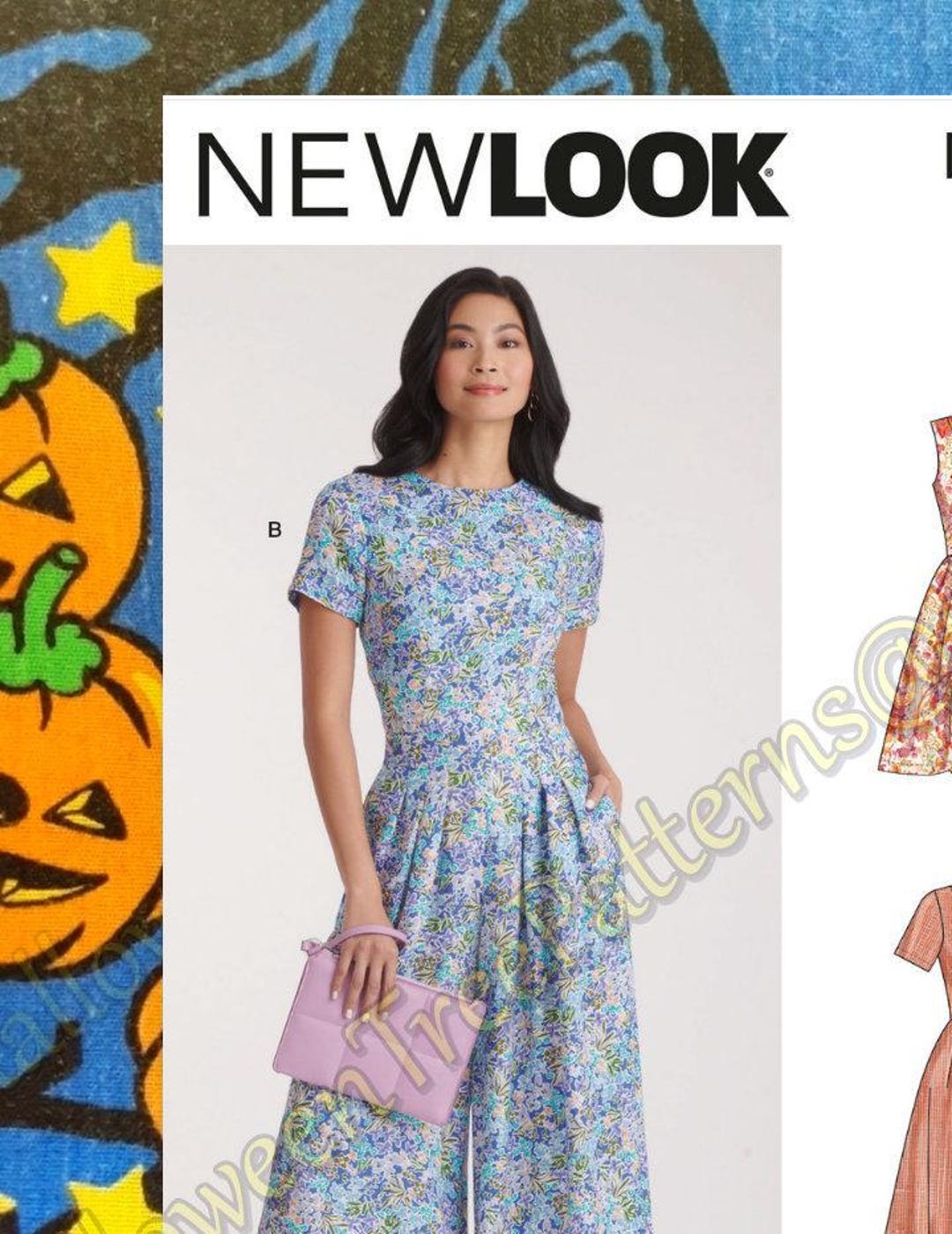 New Look 6777 Boho Farmhouse Dress Jumpsuit Sewing Pattern Sizes 8-20 ...