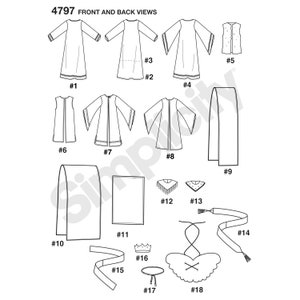 Simplicity 4797 Sewing Pattern KIDS Roman Easter Passion Play Costume ...