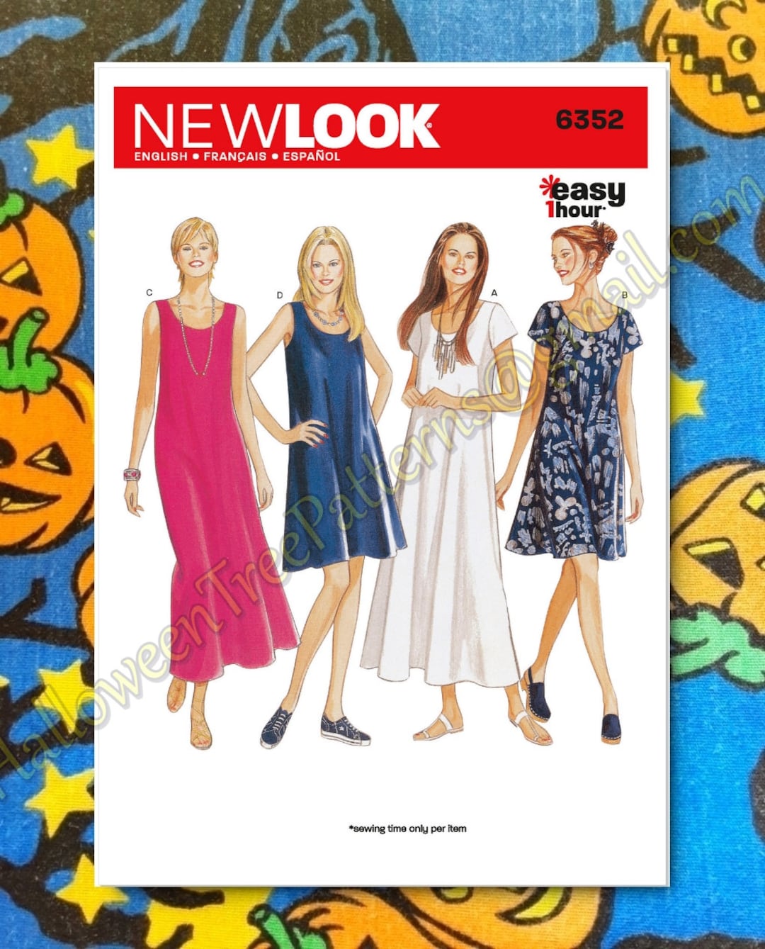New Look 6352 Sizes 8-18 Dress Sewing Pattern N6352 - Etsy