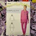 Simplicity 9210 Hooded Pajamas and Slippers Sewing Pattern Sizes XS to ...