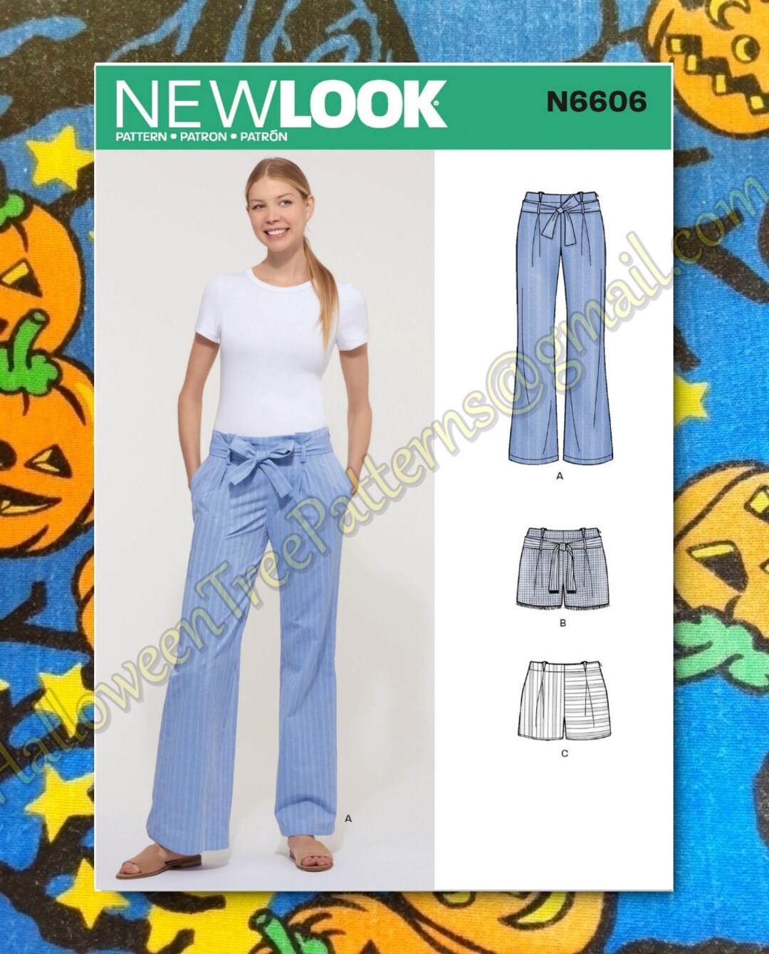 New Look 6606 Pants Shorts Sewing Pattern Sizes 6-18 N6606 - Etsy