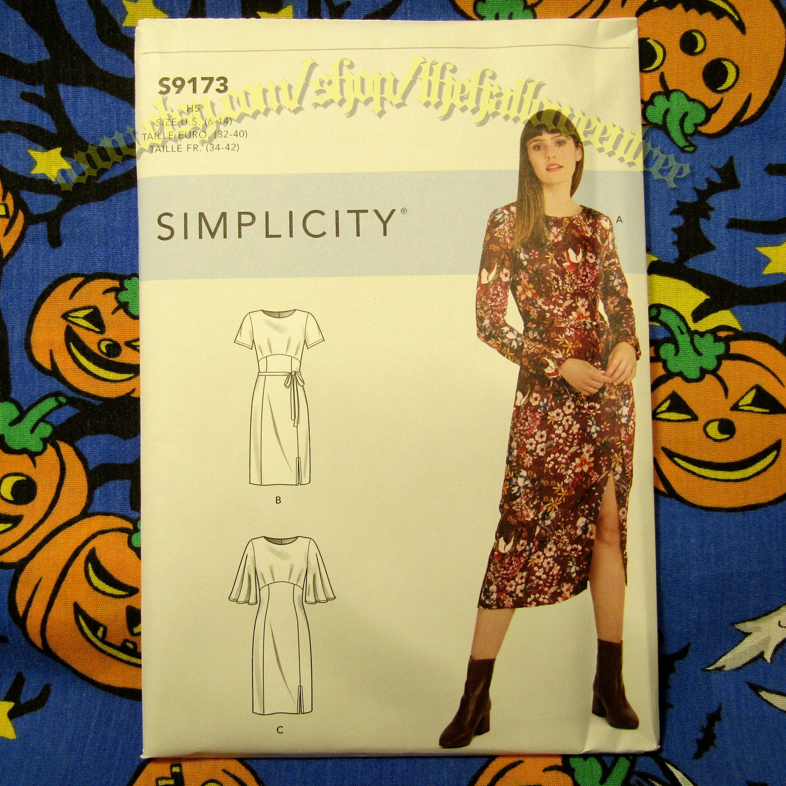 Simplicity 9173 Dress Sewing Pattern Length and Sleeve - Etsy UK