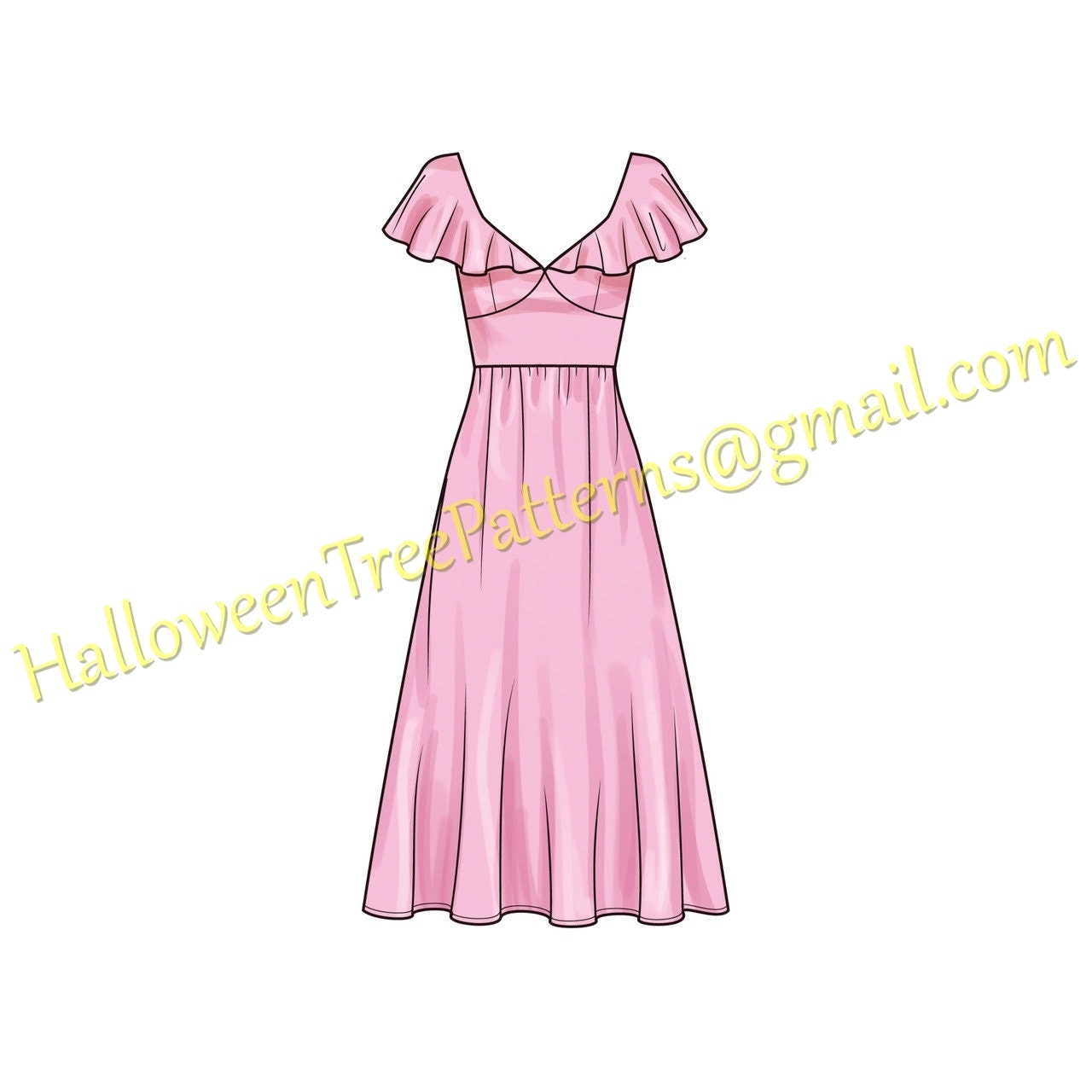 Simplicity 9703 Simple Farmhouse Dress Sewing Pattern Sizes 4-12 S9703 ...
