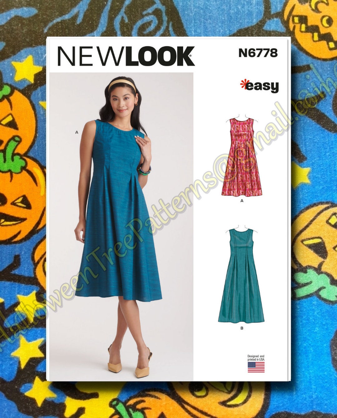 New Look 6778 Dress Sewing Pattern Sizes 10-22 N6778 - Etsy