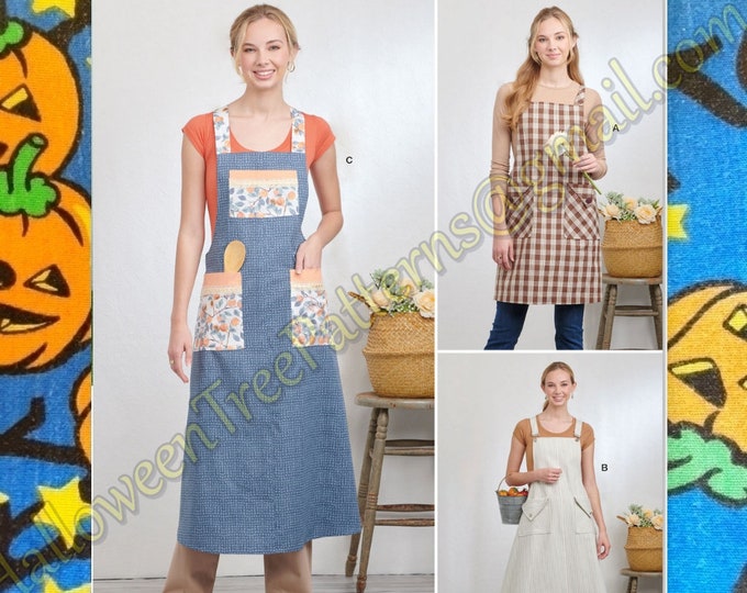 Simplicity 9938 Cross Back Apron Sewing Pattern XS-XL S9938 - Etsy