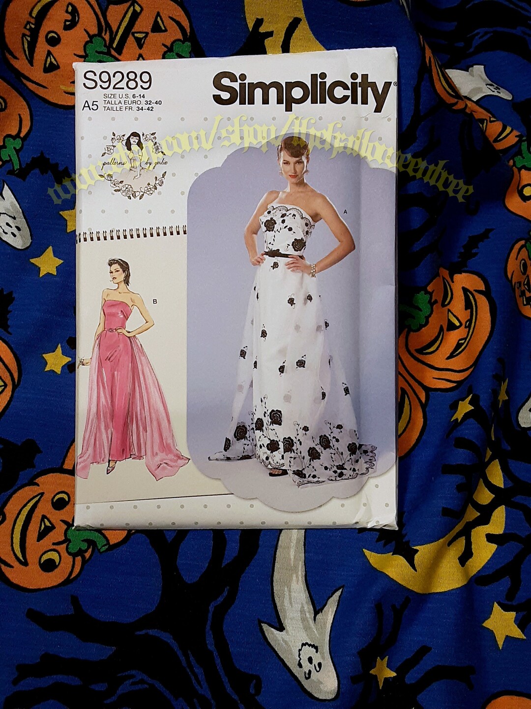 Simplicity 9289 Vintage Style Strapless Dress Sewing Pattern 6-14 ...