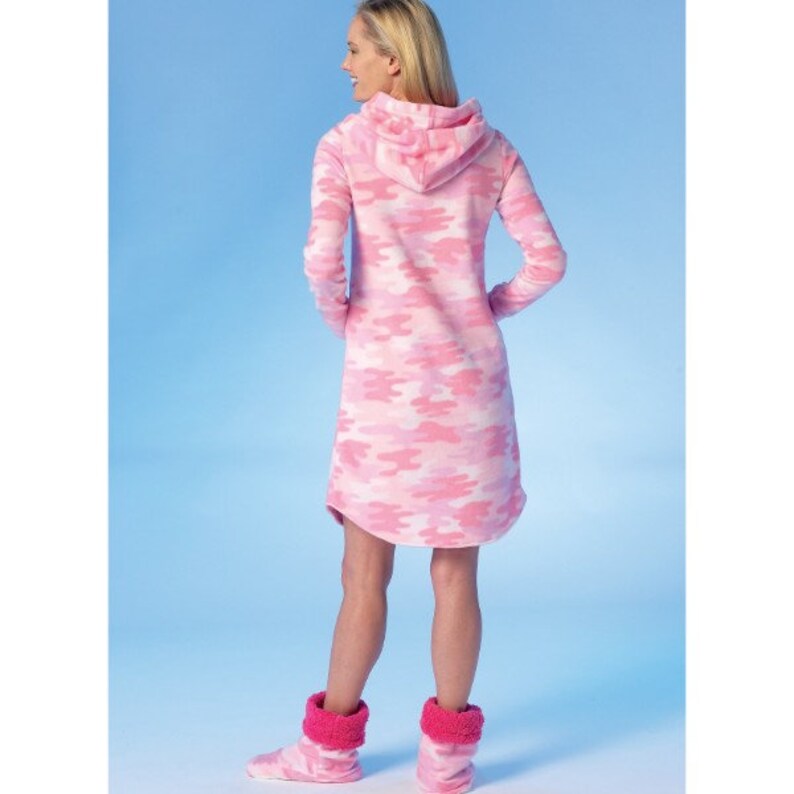 Simplicity 9210 Hooded Pajamas and Slippers Sewing Pattern - Etsy UK