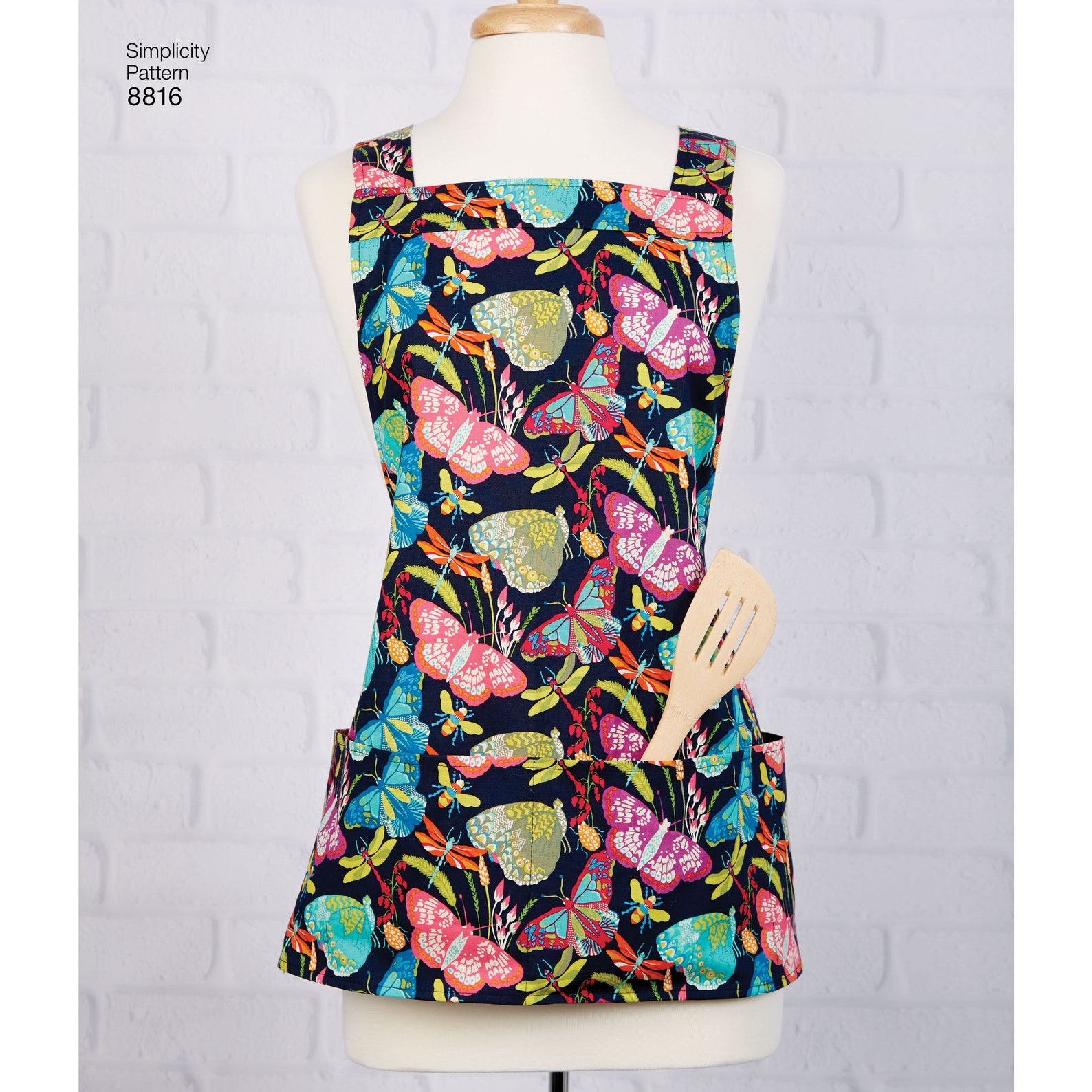 Simplicity 9409 Apron Dress Smock Sewing Pattern Sizes XS-XL S8816 9409 ...