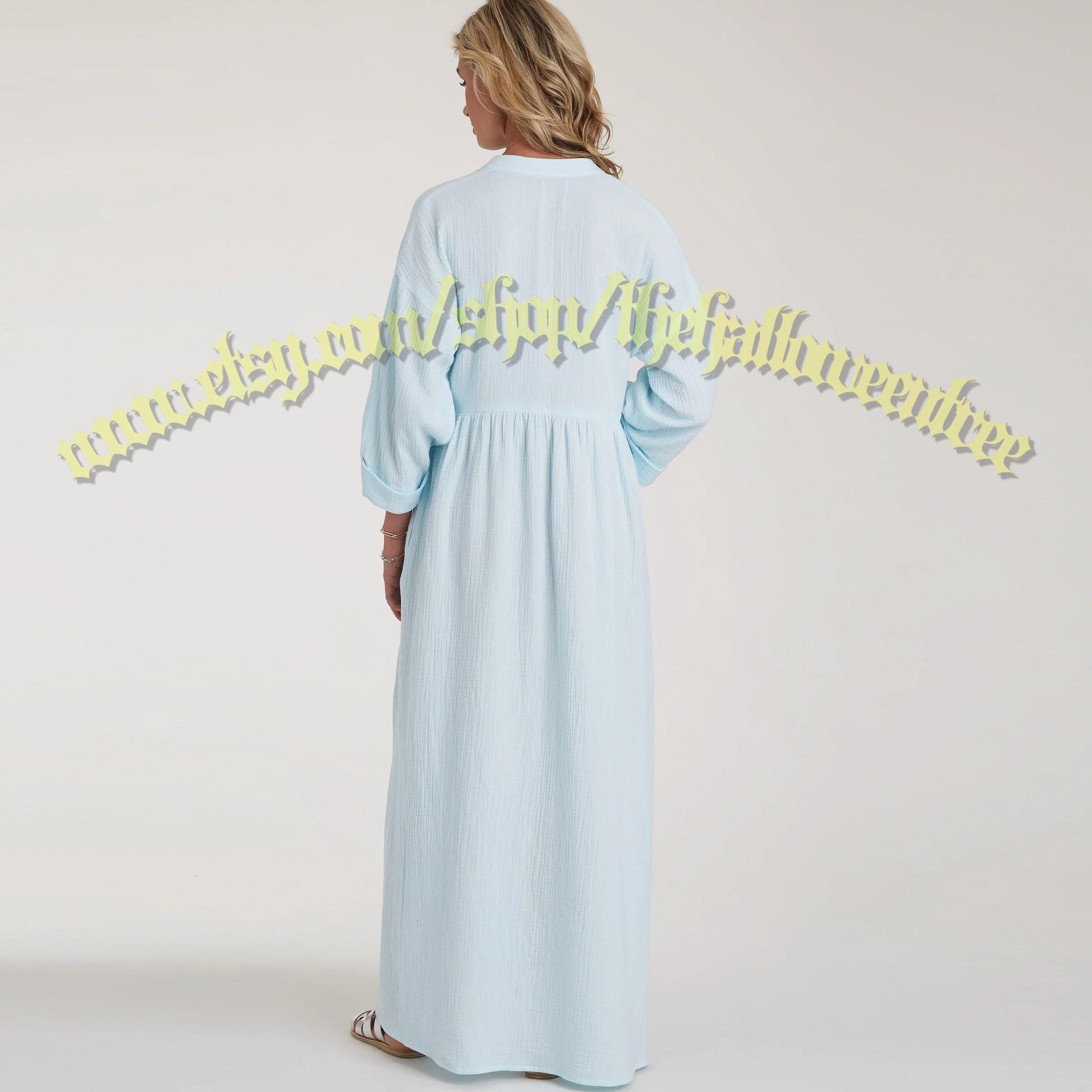 Simplicity 9102 Caftan Summer House Dress Sewing Pattern Sizes 16-24 ...