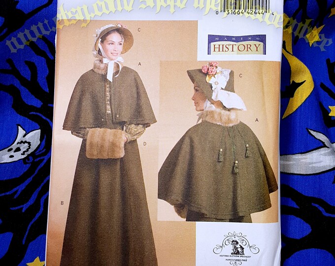Butterick 5265 Cape Skirt and Muff Historical SEWING PATTERN Sizes 6-12 ...