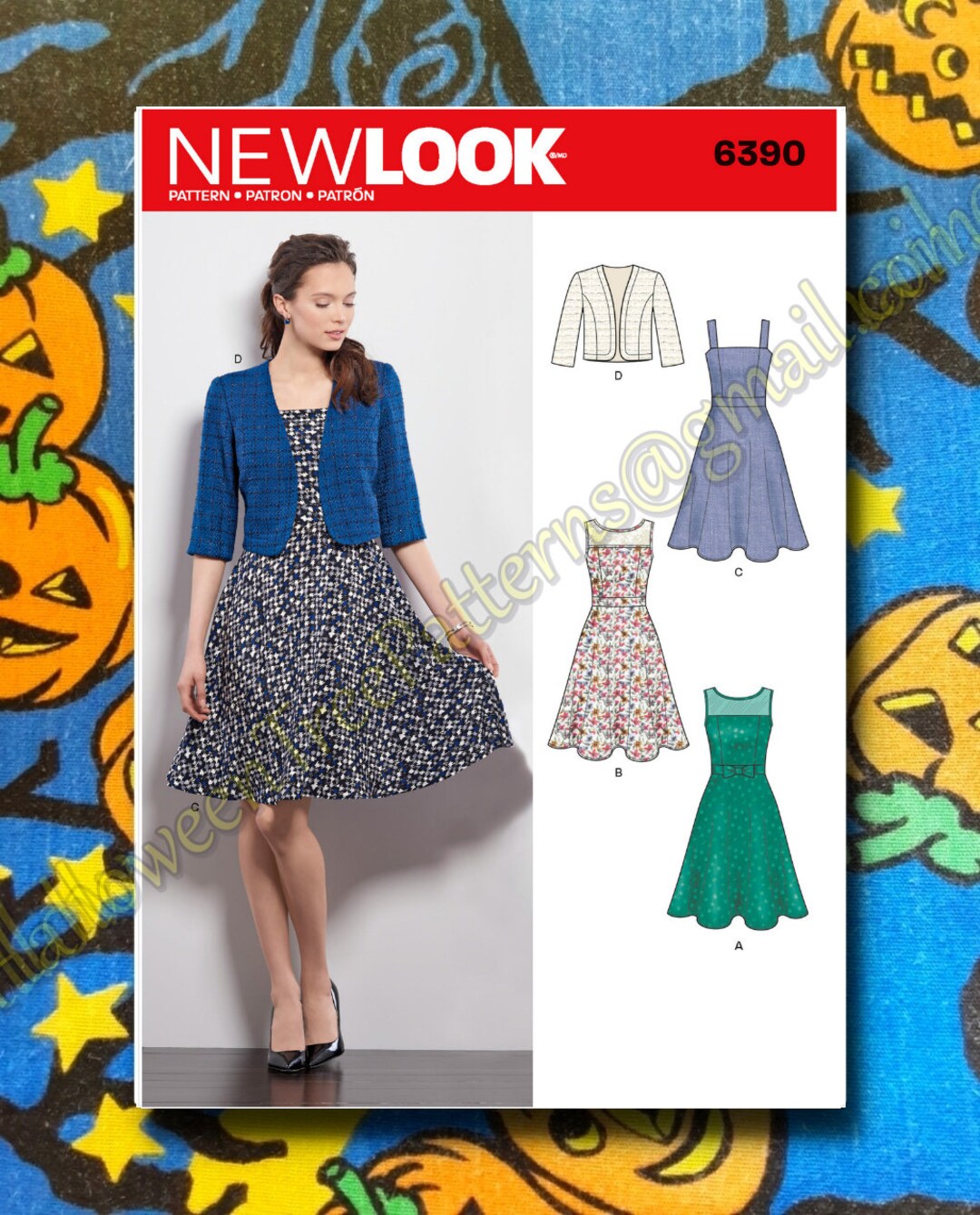 New Look 6390 Dresses Sewing Pattern Sizes 8-18 - Etsy