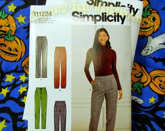 Simplicity 9111 Faux Wrap Pants, Skirt & Shorts Sewing Pattern Sizes 16 ...
