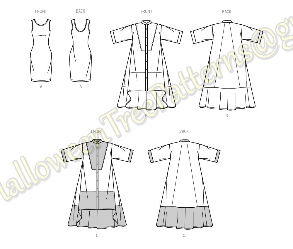 Knowme 2026 Aka R11792 Shirt Dress Sewing Pattern Sizes 8-16 - Etsy