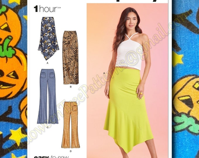 Simplicity Pattern 8177 Mimi G Style Pants, Coat or Vest, and Knit Top ...