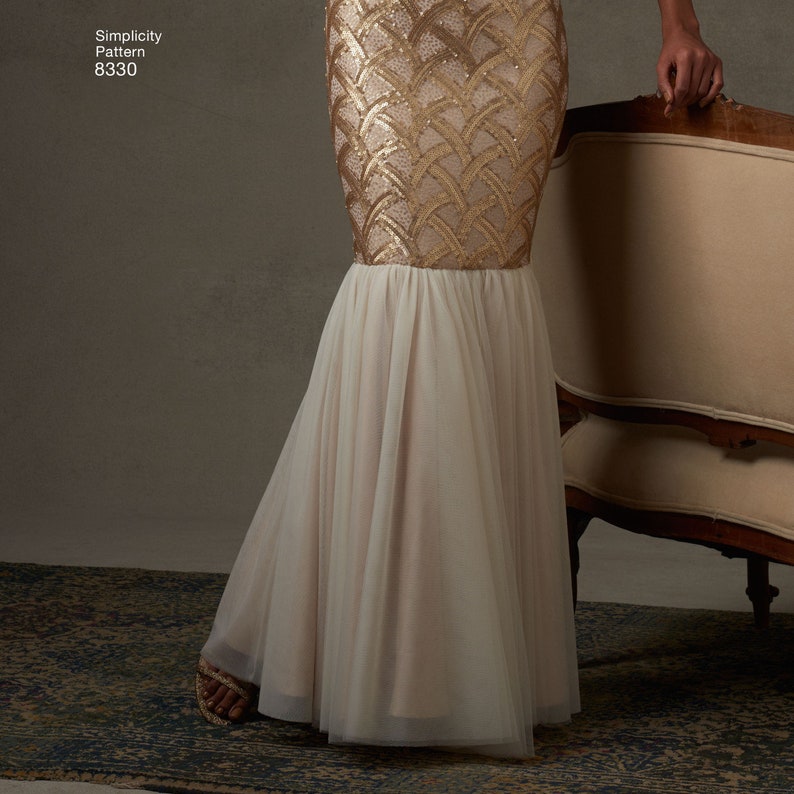 Simplicity 8330 Special Occasion Dress Sewing Pattern Sizes - Etsy