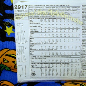 Simplicity 2917 Dress Sewing Pattern Misses Sizes 20-28 S2917 - Etsy