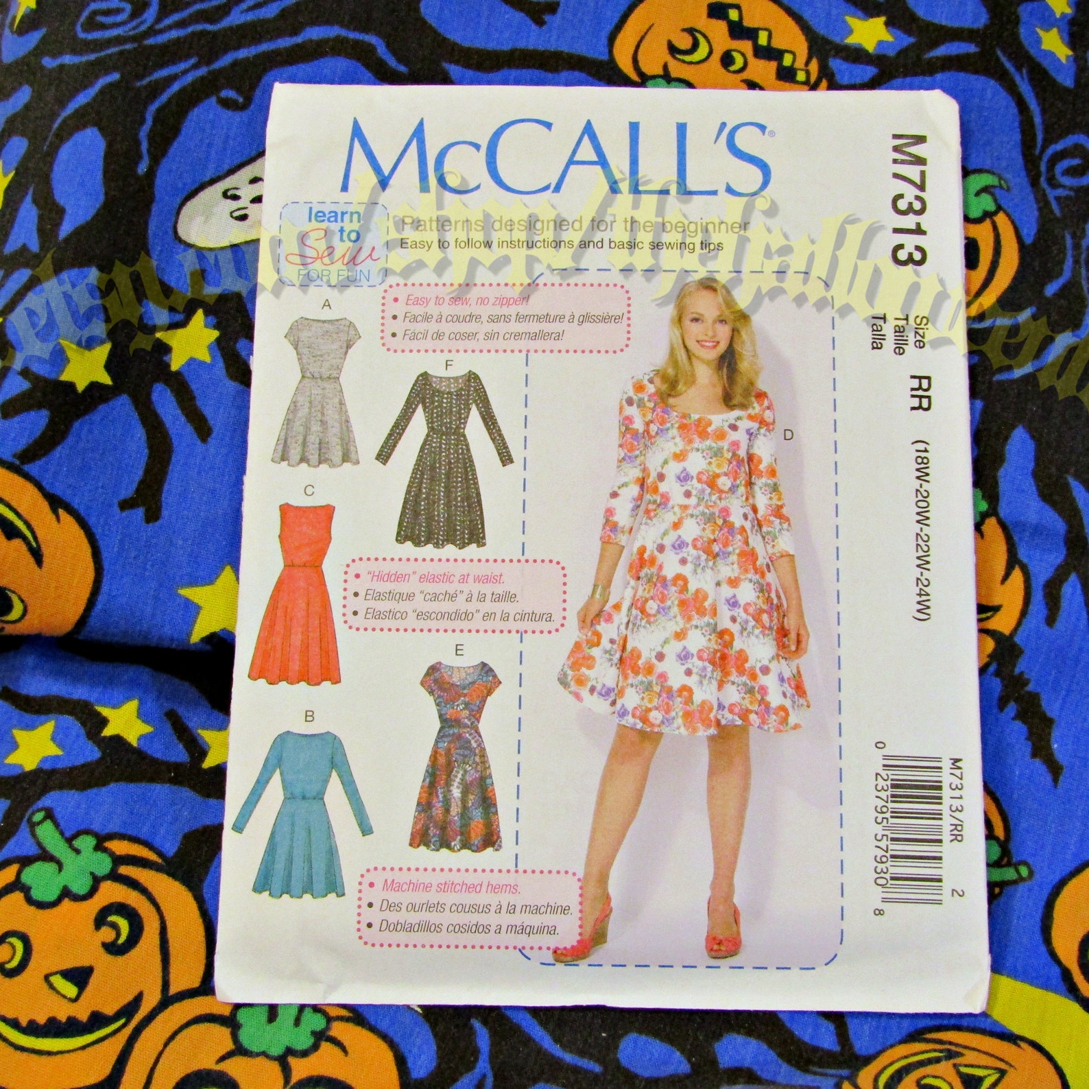 Mccalls 7313 Summer Dress Flared Knit SEWING PATTERN Adult and - Etsy