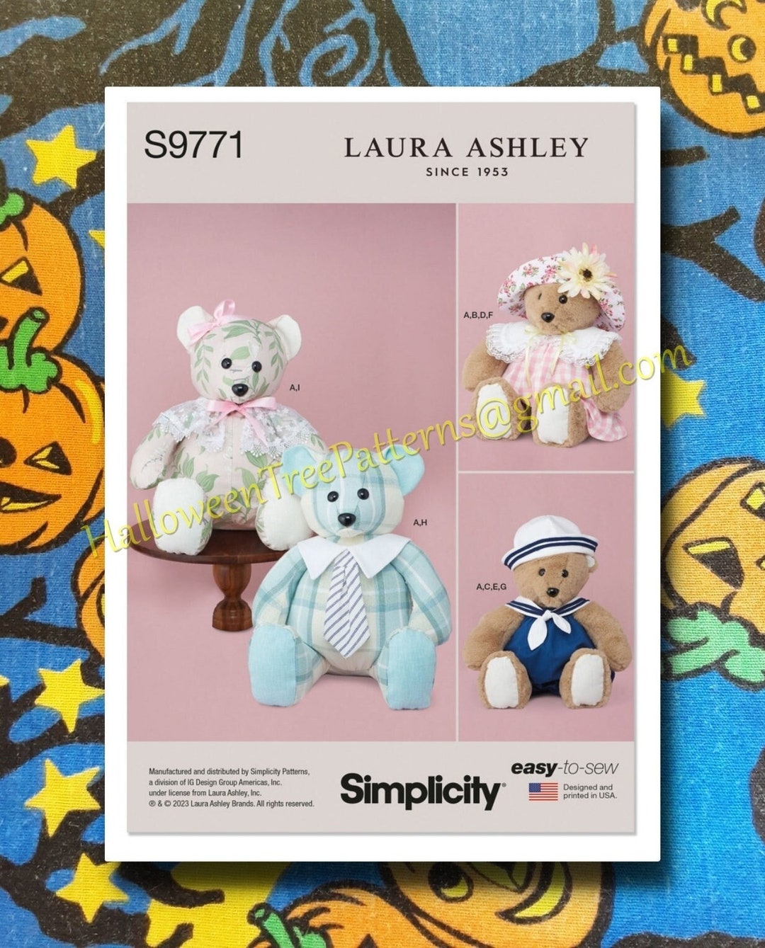 Simplicity 9771 R11761 Chonky Floof Plushies Bears Stuffed Animal ...