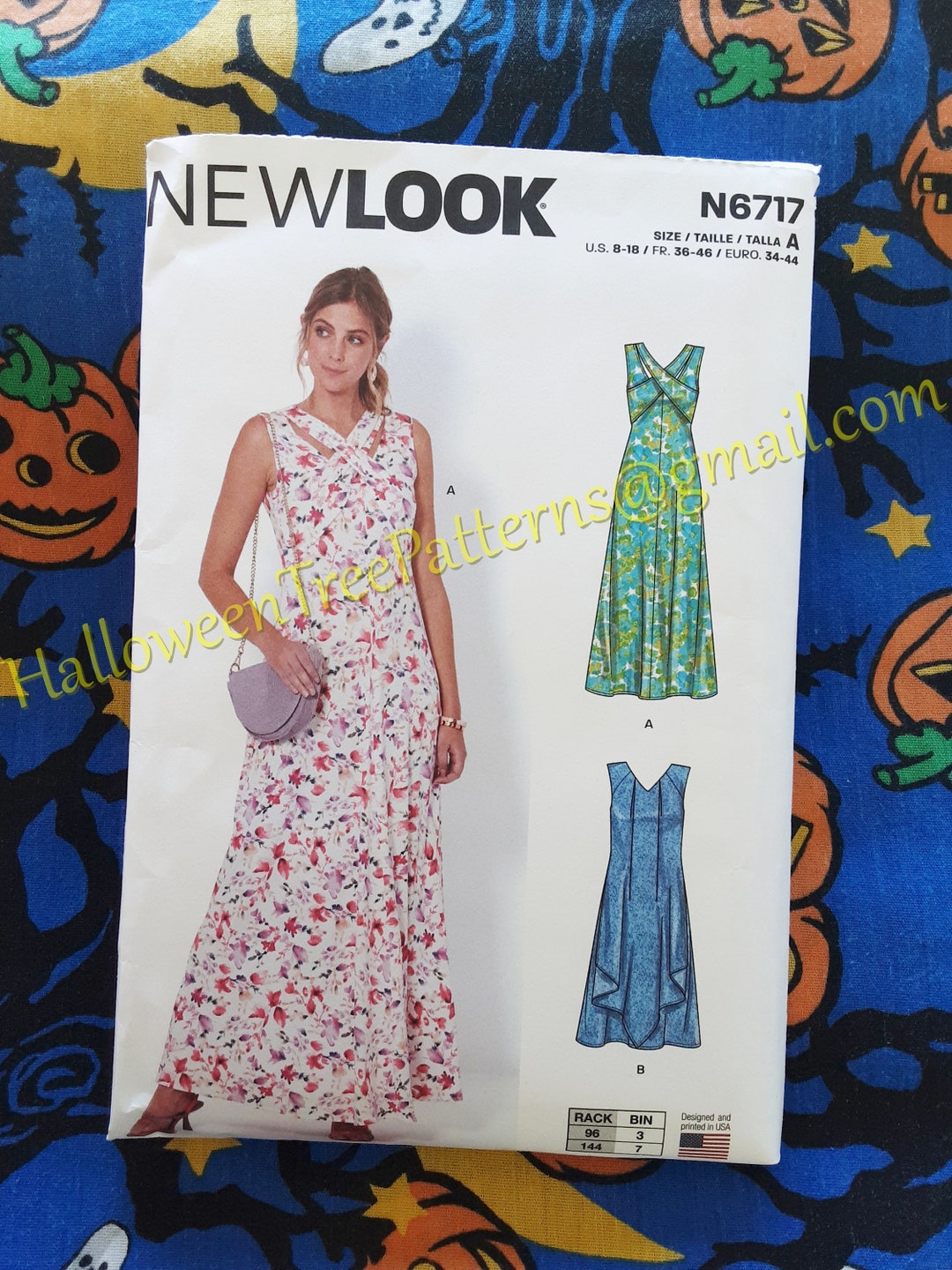 New Look 6717 Sizes 8-18 Knit Dress Sewing Pattern N6717 - Etsy