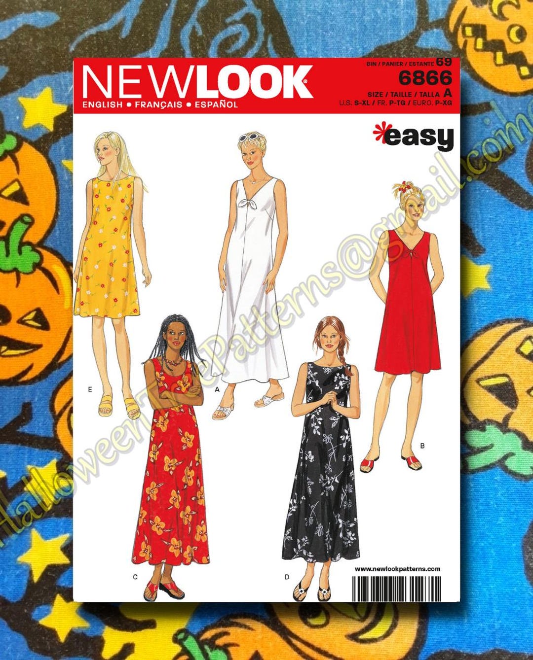 New Look 6866 Sizes S-XL Dress Sewing Pattern N6866 New Uncut - Etsy
