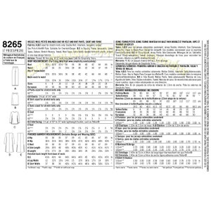 Simplicity 8265 Duster Cardi Pants Coat Vest Knit Top Sewing Pattern ...