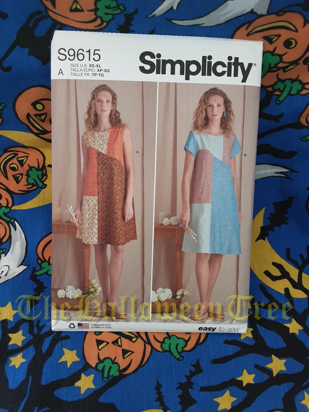 Simplicity S9615 Assymetrical Tunic Dress Shirtdress Sewing Pattern ...