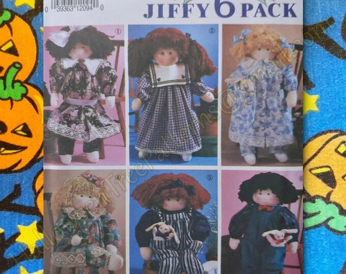 Simplicity 7650 Vintage UNCUT Sewing Pattern Doll and Clothes Cute and ...