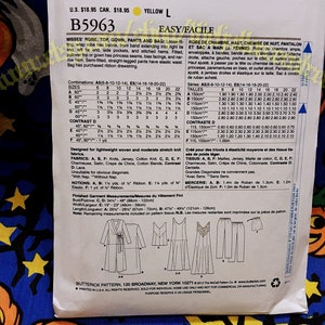 Butterick 5963 Sleepwear Robe Pajamas Sewing Pattern Sizes 6-14 B5963 ...