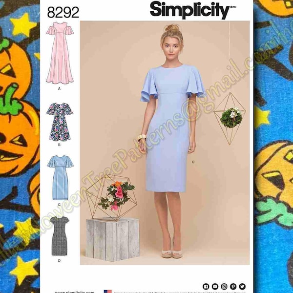 Simplicity Wedding Dress Pattern - Etsy