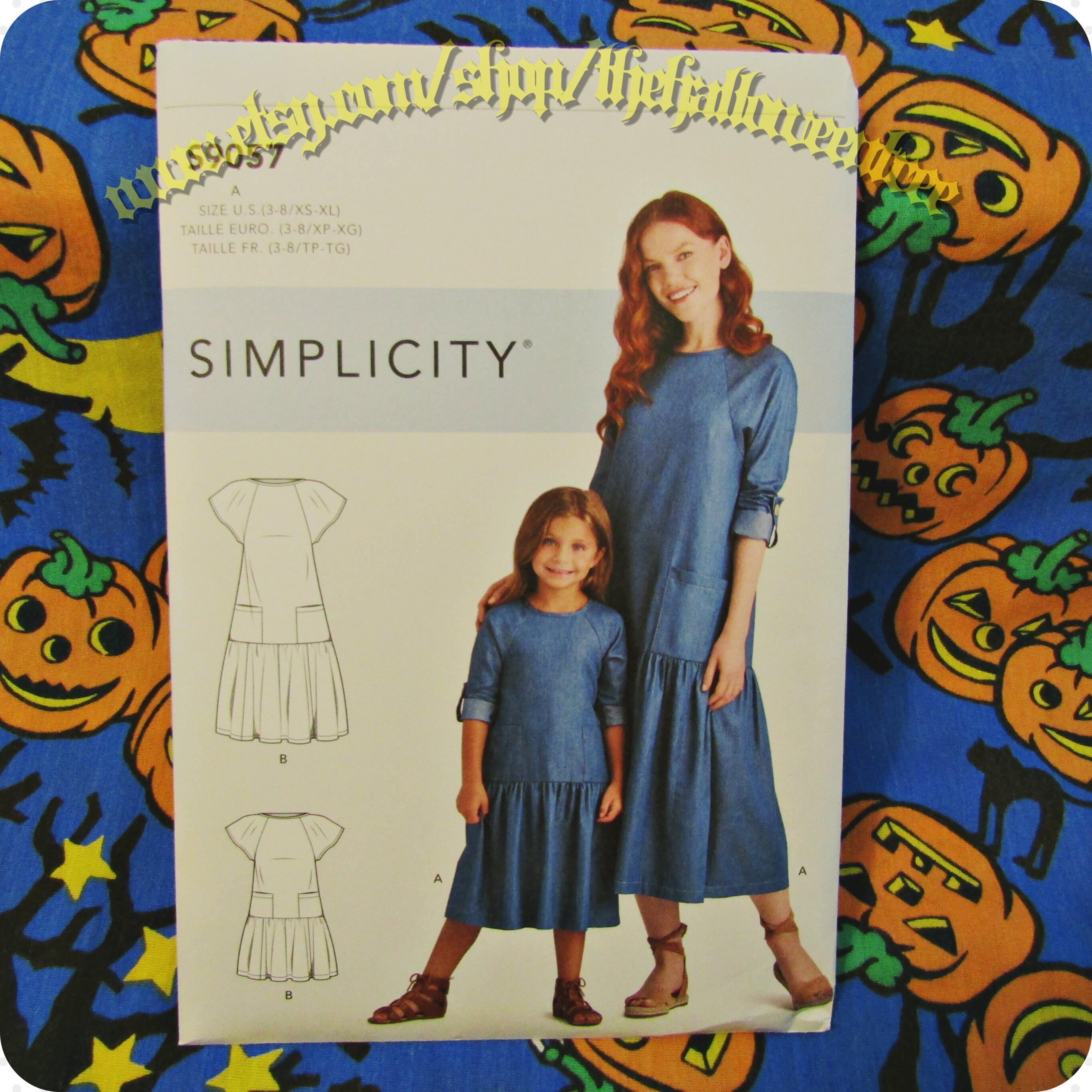 Simplicity 9057 Easy Mom and Me Tunic Lagenlook Dress - Etsy