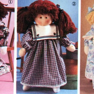 Simplicity 7650 Vintage UNCUT Sewing Pattern Doll and Clothes Cute and ...
