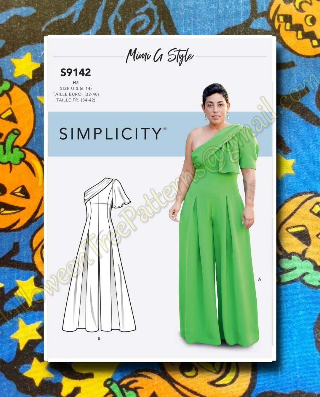 Simplicity S9142 off the Shoulder Jumpsuit Romper Sewing Pattern Sizes ...