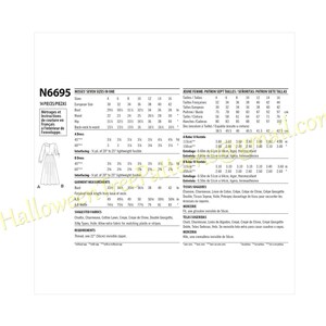 New Look 6695 Farmhouse Dresses Sewing Pattern Sizes 4-16 - Etsy