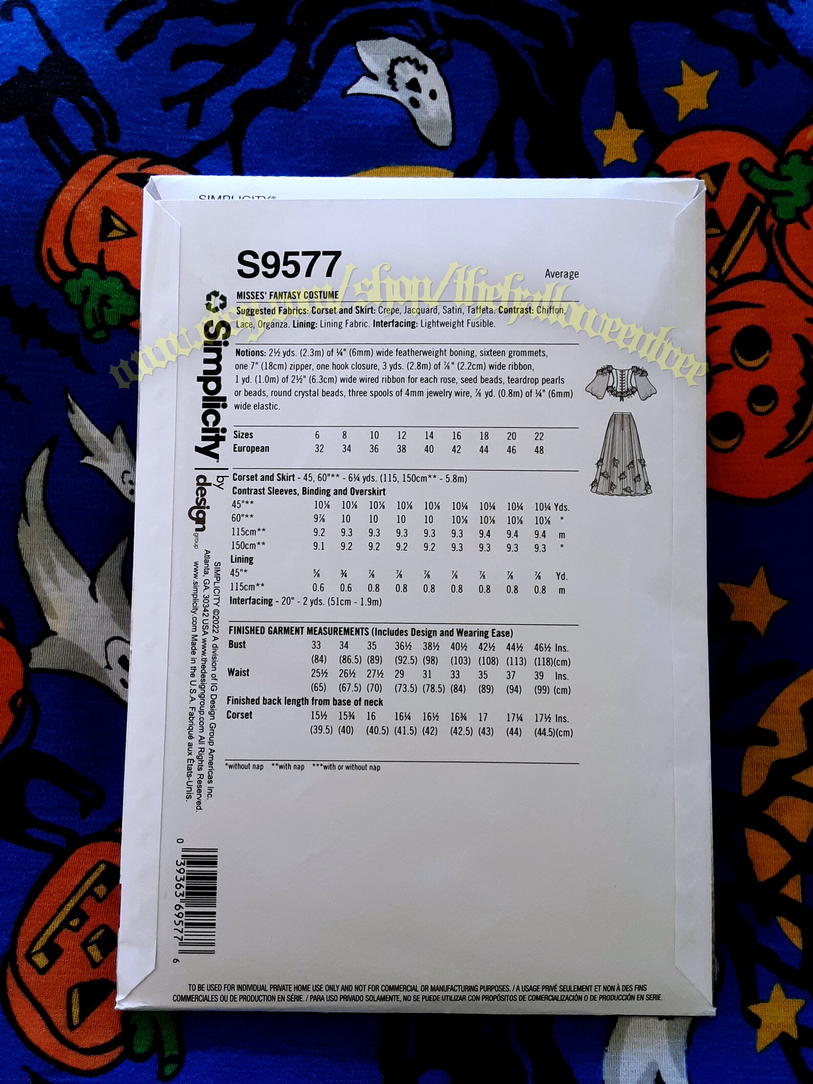 Simplicity 9577 Fantasy Renaissance Dress Sewing Pattern Sizes - Etsy