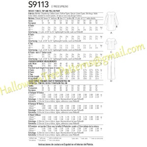 Simplicity 9113 Button Down Top and Pants Separates Sewing Pattern ...