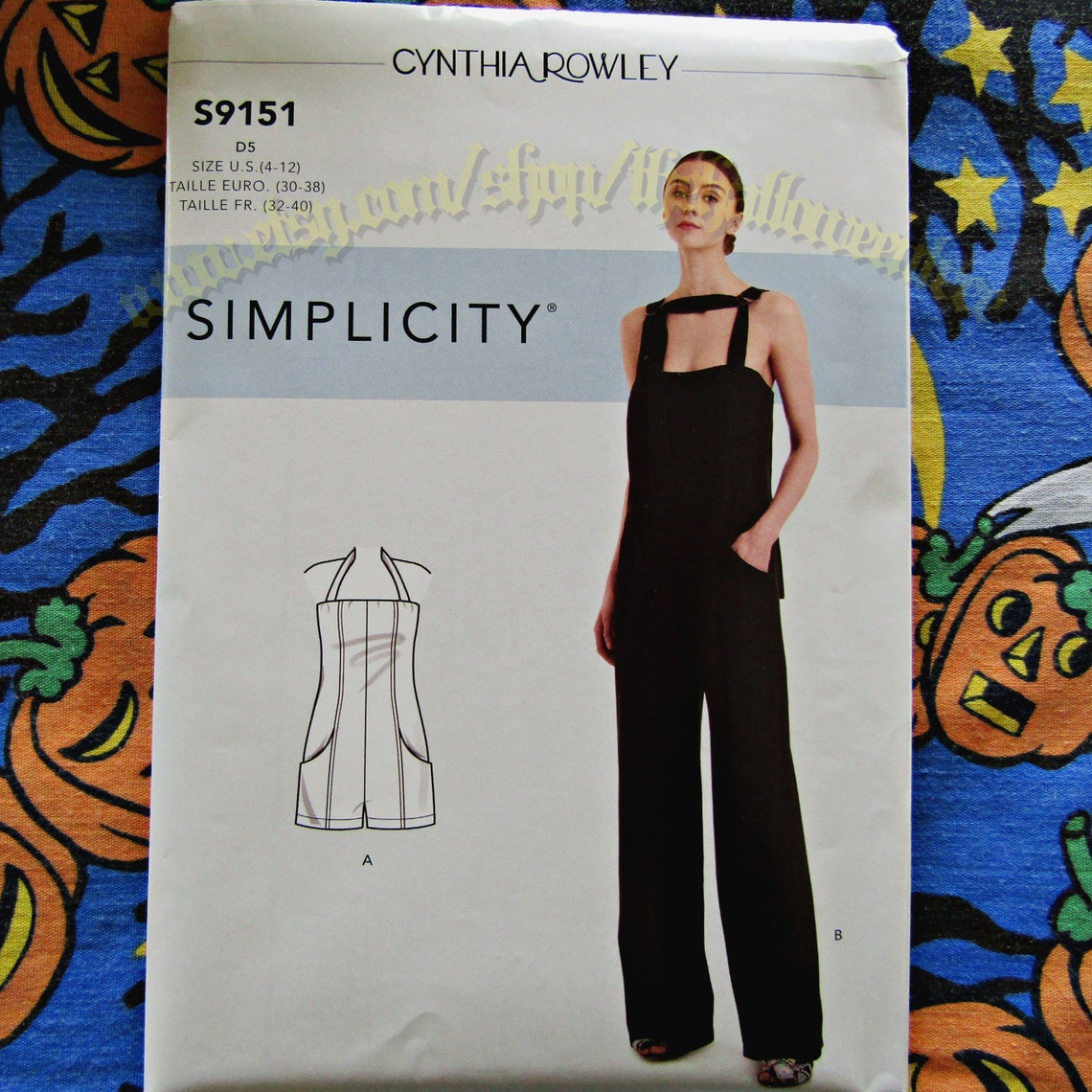 Simplicity 9151 4-12 Overalls Romper Playsuit Sewing Pattern | Etsy