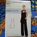 Simplicity 9151 4-12 Overalls Romper Playsuit Sewing Pattern Adult ...