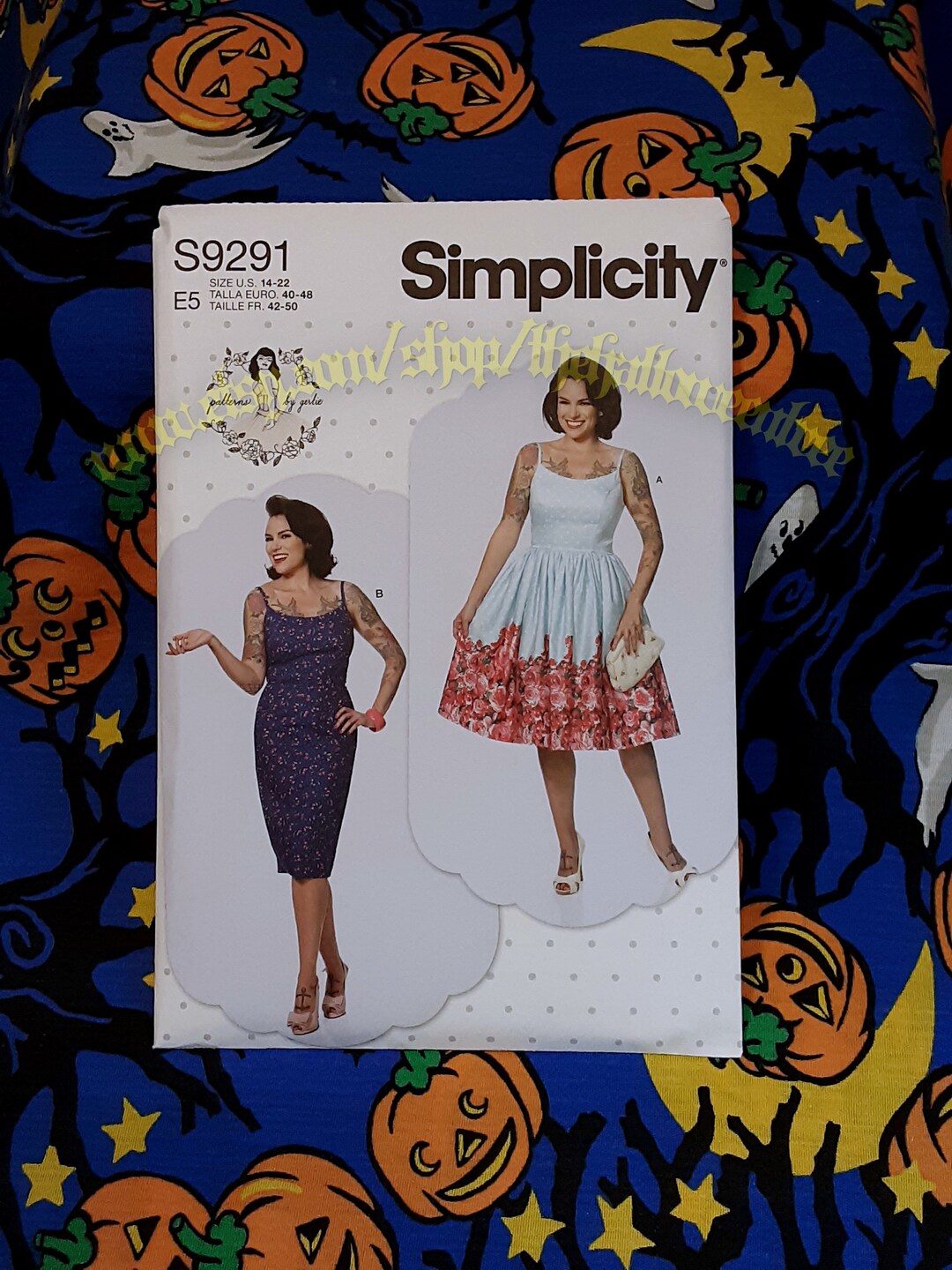 Simplicity 9291 Vintage Style Dress Sewing Pattern 14-22 Patterns by ...