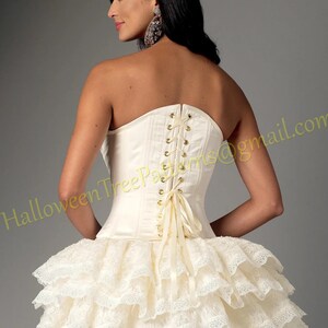 Butterick 6338 Lined Boned Corset Sewing Pattern Skirt Options Sizes 14 ...