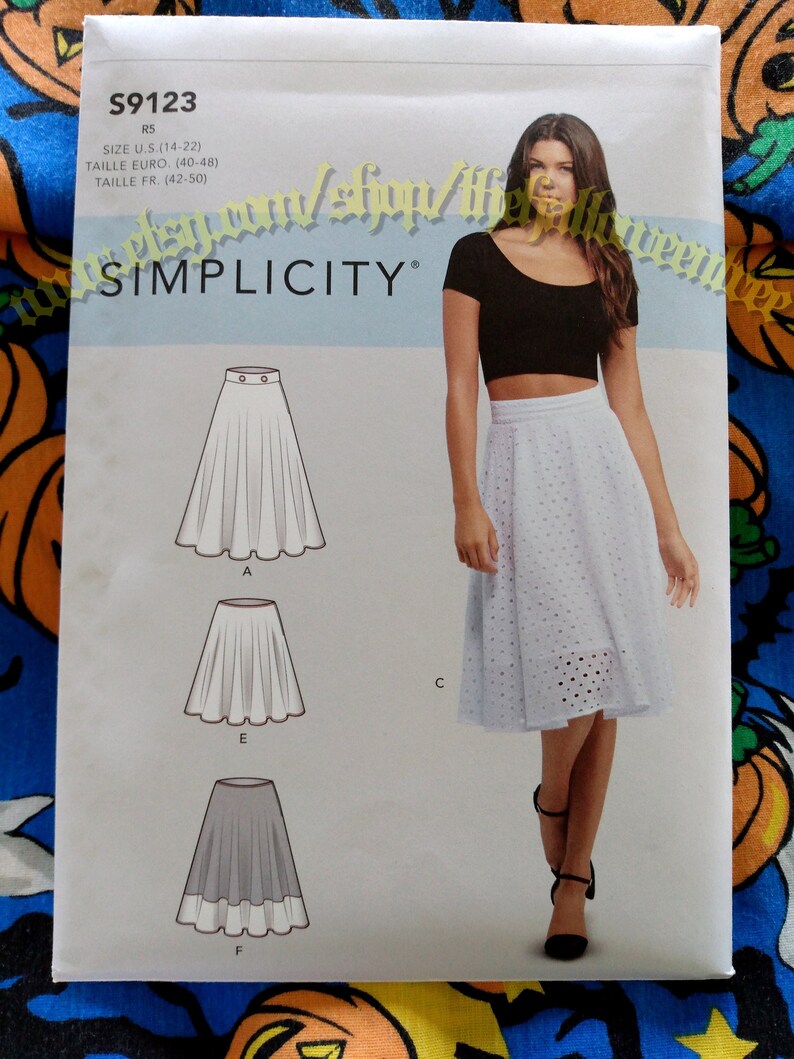 Simplicity 9123 Aka 1200 Boho Skirt Sewing Pattern Adult Teen - Etsy