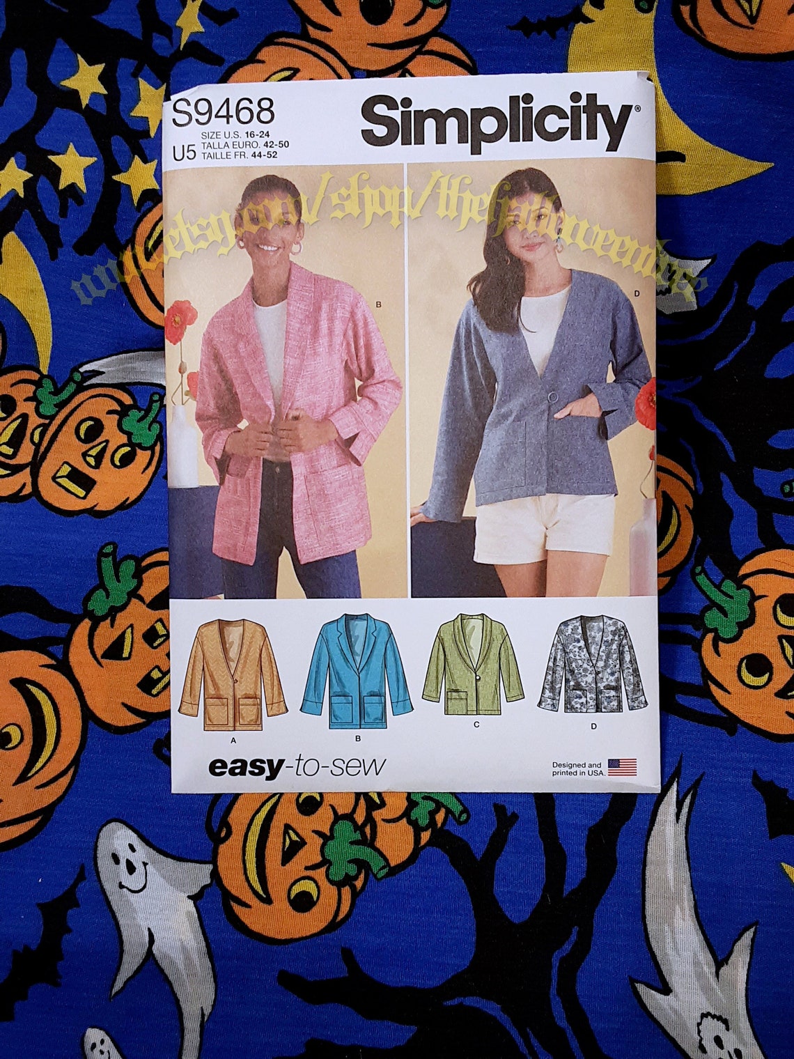 Simplicity 9468 Jacket Coat Sweater Blazer Sewing Pattern - Etsy