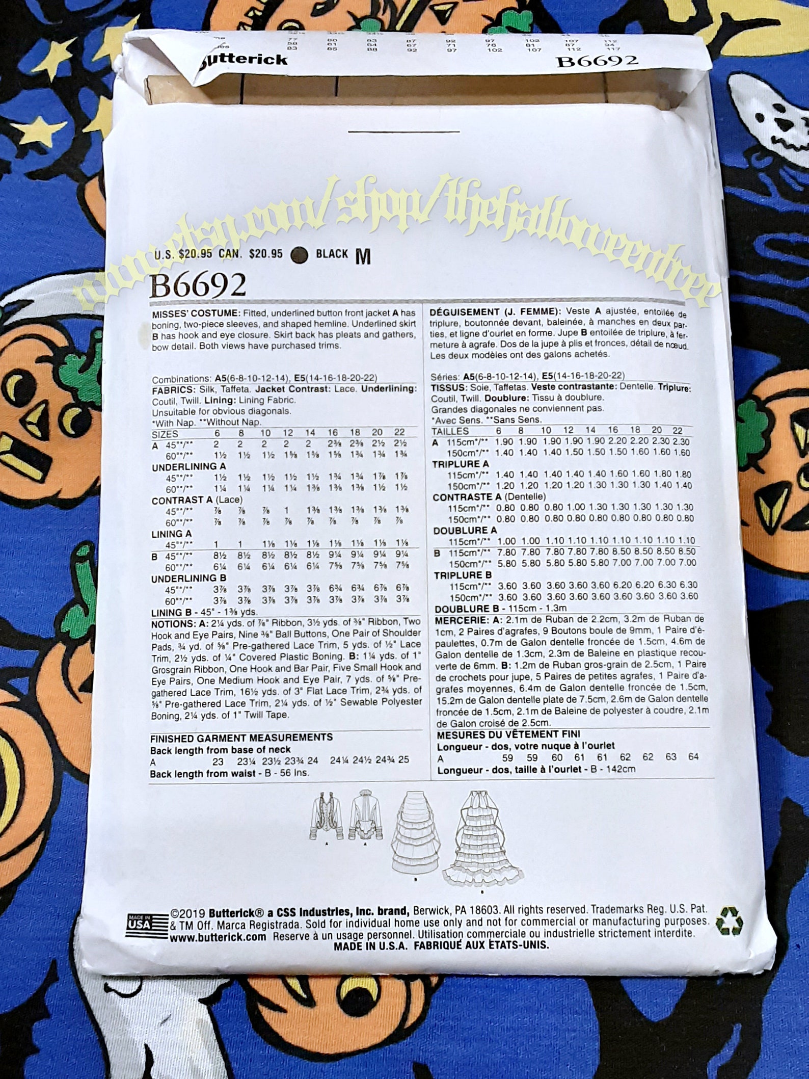 Butterick 6692 Victorian Edwardian Dress Gown Sewing Pattern | Etsy