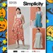 Simplicity 8152 Vintage Style Apron Sewing Pattern Adult Sizes Extra ...