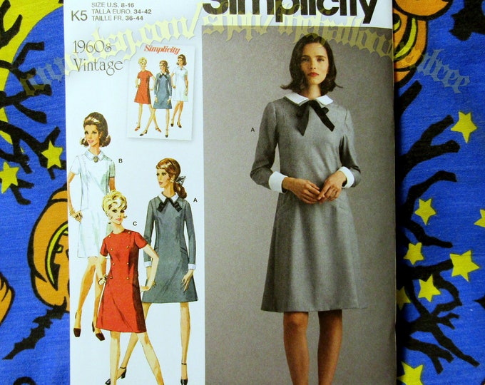 Simplicity 9371 R11226 Chilling Schoolgirl Dress Sewing Pattern Sizes 8 ...