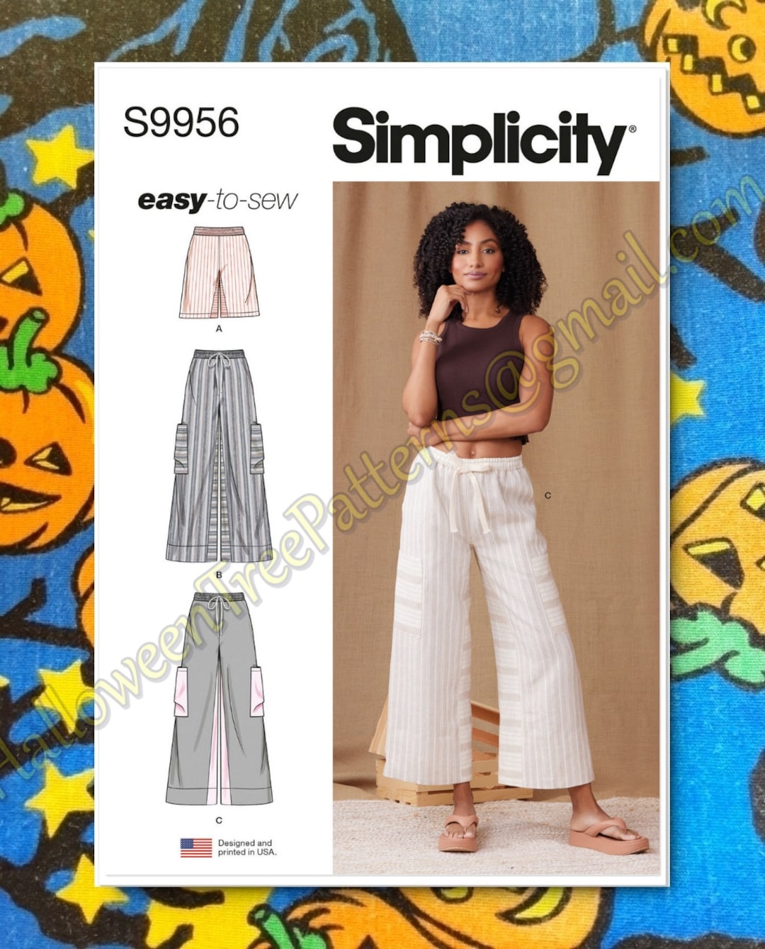 Simplicity 9956 Palazzo Pants Shorts Sewing Pattern S9956 Sizes XS-XXL ...