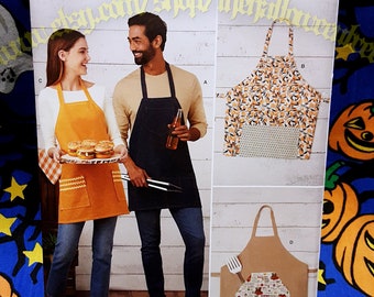 Simplicity 9312 Wrap Apron Dress Sewing Pattern Adult Sizes Xs-xl S8904 ...