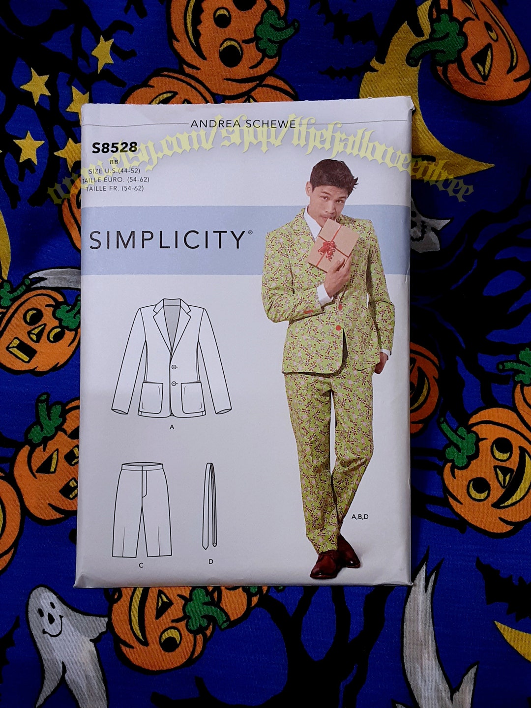 Simplicity 8528 Mens Suit and Shorts Sewing Patterns Sizes 44-52 S8528 ...