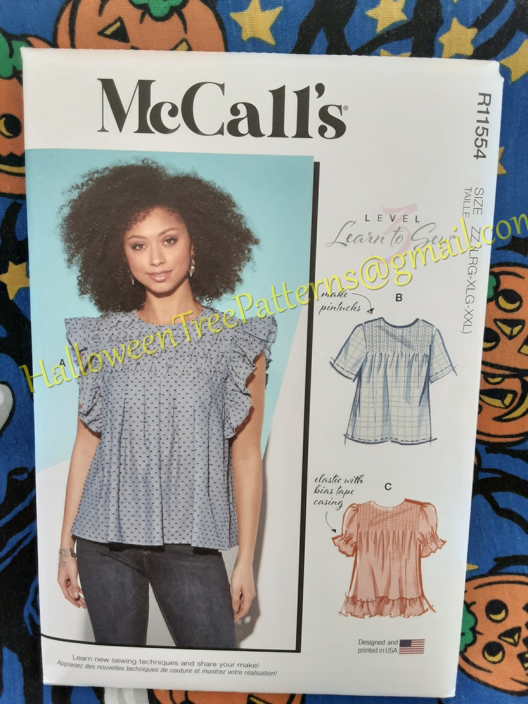 Mccalls 8325 Aka R11554 L-xxl Boho Tunic Top Blouse Dress SEWING ...