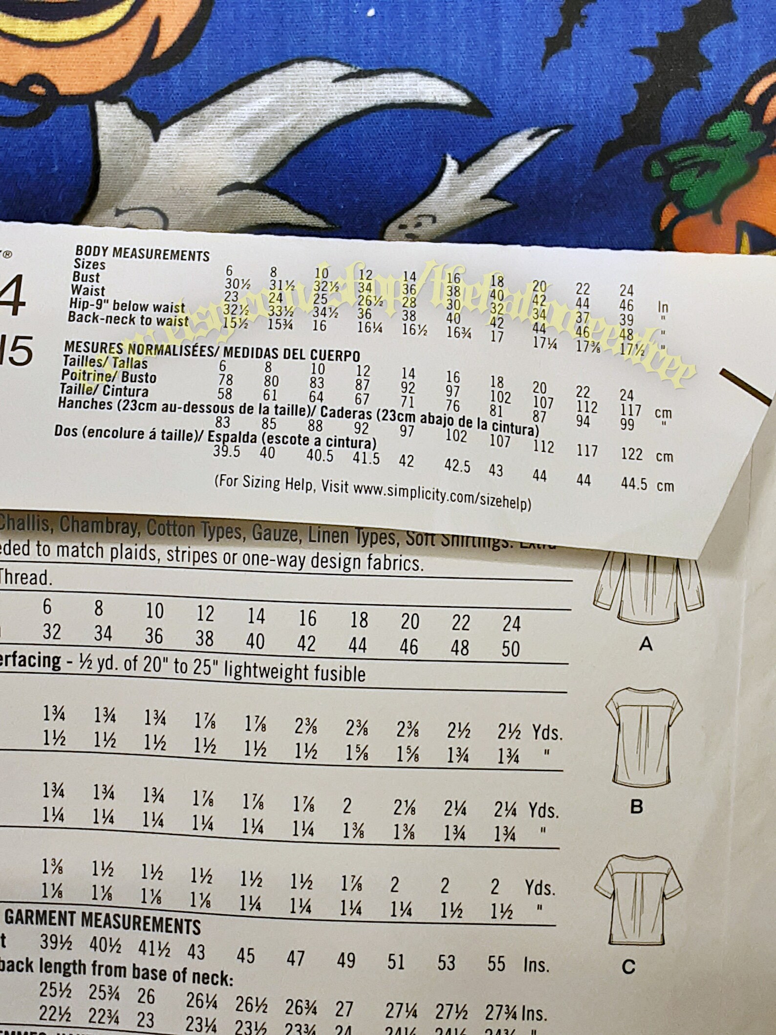 Simplicity 9274 Pullover Blouse Tunic Top Sewing Pattern Adult - Etsy