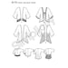 Simplicity 8172 Kimono Style Cardigan Sewing Pattern XXS-XXL S8172 - Etsy